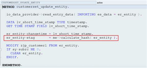 Building Odata Services 17 Concurrency Handling Using Etag With