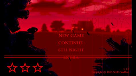 [brightened] Weird Text On Fnaf 4 Title Screen Above Foxy And Below Title R
