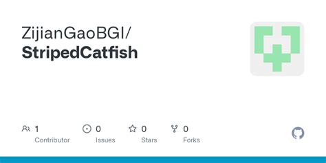 GitHub ZijianGaoBGI StripedCatfish