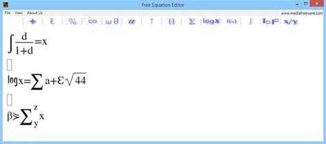 Free Equation Editor Download Softpedia