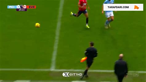 درگیری عجیب روبن دیاز و دومینیک کالورت لوین در دیدار منچسترسیتی و اورتون فیلم طرفداری