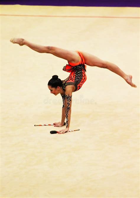 Neta Rivkin From Israel Performs At Deriugina Cup Editorial Stock Image