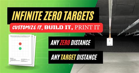 Zero Your Rifle Optic Free Zeroing Targets
