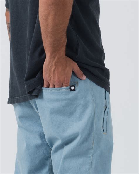 Casual Rip Stop Gi Pant Light Denim