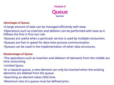 The Queue In Data Structure And Algorithm Ppt