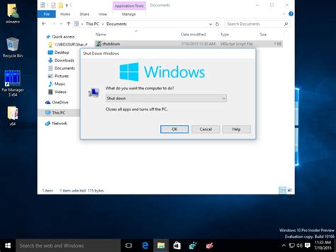Create A Shut Down Windows Dialog Shortcut In Windows