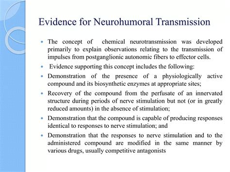 Neurotransmission PPTX