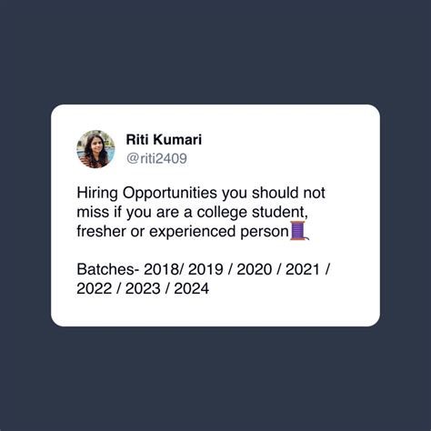 Riti Kumari On Linkedin Hiring Jobopenings Notesbyriti Dbmsseriesbyriti Amazon Microsoft