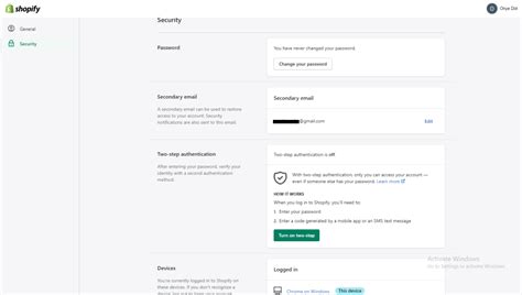 How To Set Up Two Step Authentication In Shopify