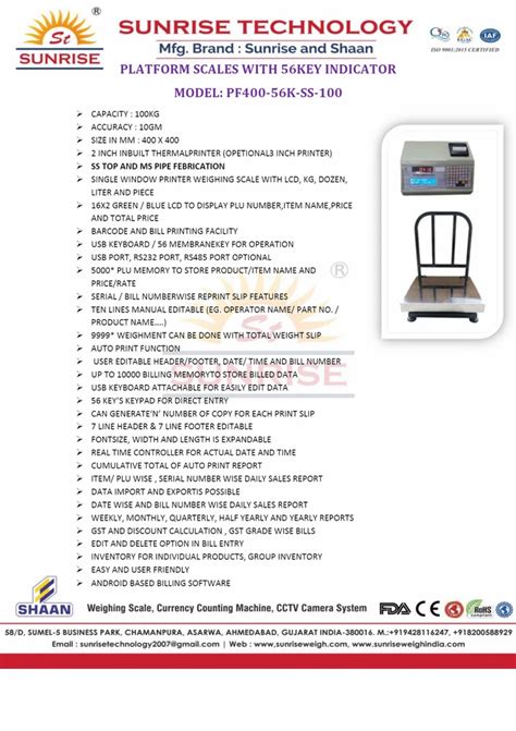400 X 400 Platform Scale With 56key Printer Indicator At ₹ 23000 Piece Ahmedabad Id 23315372030