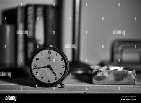 Old Alarm Clock Stock Photo Alamy