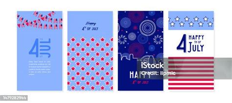 7 월 4 일미국 독립 기념일 신의 축복이 미국 7월 4일 인사말 카드 포스터 전단지 및 브로셔에 대한 템플릿 배경입니다 벡터 그림 7월 4일에 대한 스톡 벡터 아트 및