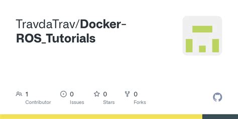 Github Travdatravdocker Rostutorials