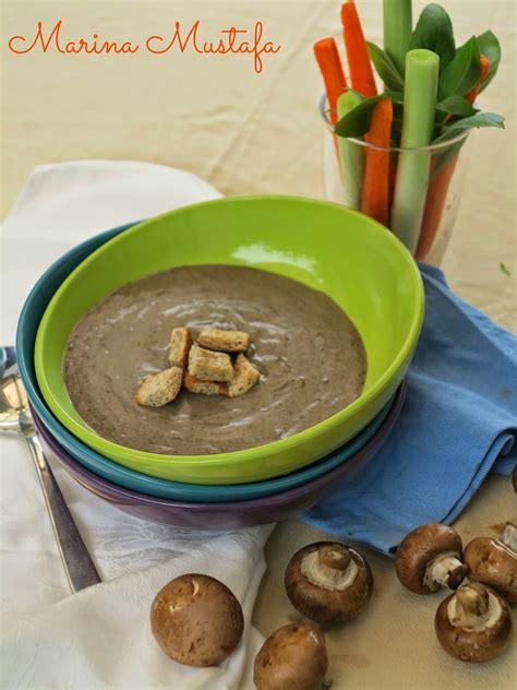 Cream Of Mushroom Soup Using The Philips Soya Milk Maker Cooking With Marina Mustafa