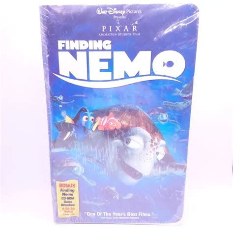 Finding Nemo Vhs 2003 New Disney Pixar And Bonus Cd Rom Pc Game £1841