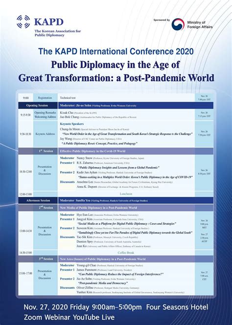 김윤희 연구교수 한국공공외교학회 연례학술회의 및 국제학술회의 토론 참여 숙명여자대학교 글로벌거버넌스연구소