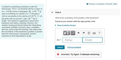 Solved A Review Constants Periodic Table Part A A Babe Is Chegg Com