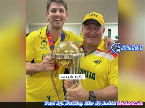 Like Father Like Son Mitchell Marsh Joins Dad Geoff In Cricket World Cup Glory Best Cricket