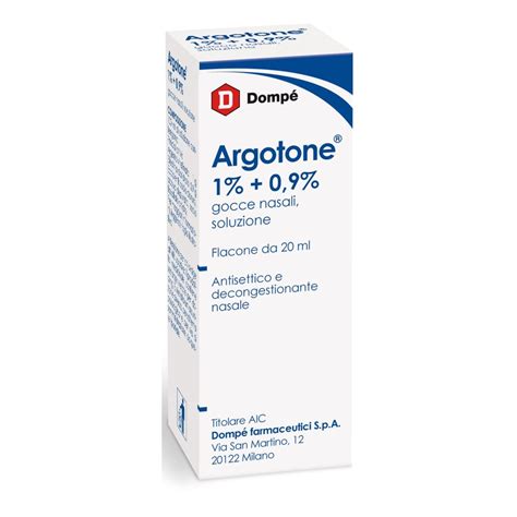 Argotone 1 09 20 Ml Gotas Nasales Solución Descongestionante