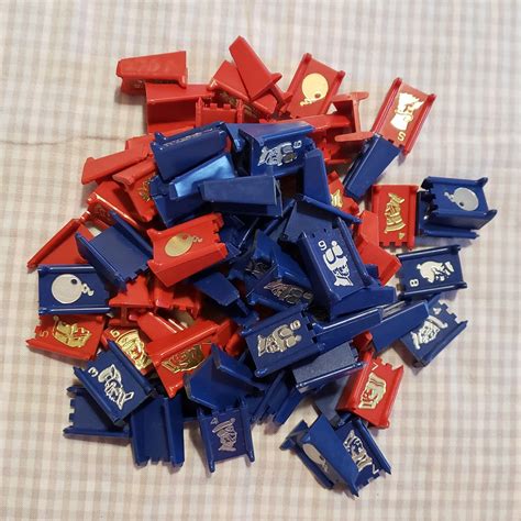 Vintage Stratego Game Pieces Full Set Stratego Board Game Etsy