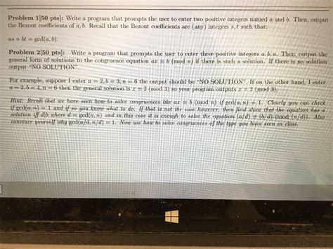 Solved Problem 1 50 Pts Write A Program That Prompts The