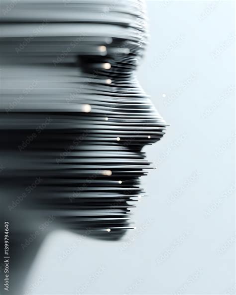 Predictive Ai Engine Represented By Flowing Data Curves Machine