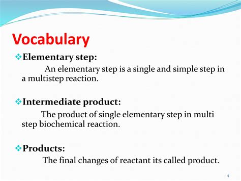 Enzyme Kinetics Multi Step Reaction And Rate Limiting Steps Pptx Chemistry Science