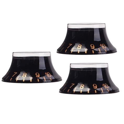 3pcsset Round Guitar Knobs Volume Tone Control Knobs Rotary Knobs