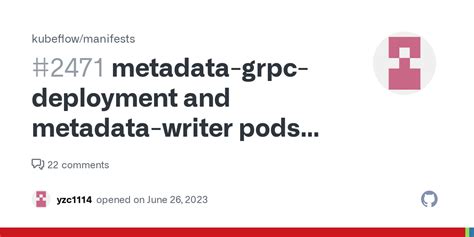 Metadata Grpc Deployment And Metadata Writer Pods Cannot Connect Mysql