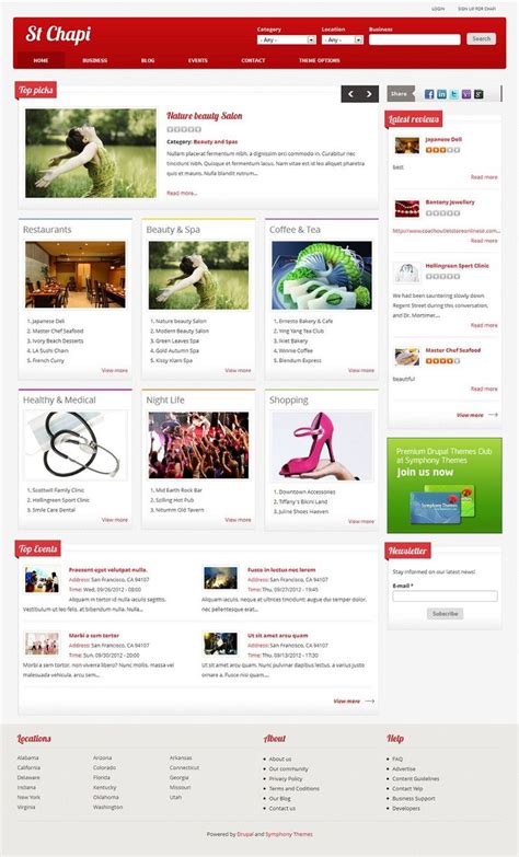 Chapi Mobile Responsive Drupal 7 Directory Theme