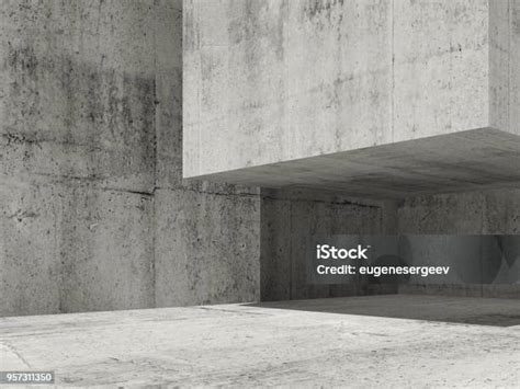 콘크리트 건축양상 배경기술 3d 렌더 콘크리트에 대한 스톡 사진 및 기타 이미지 콘크리트 배경 주제 코너 Istock
