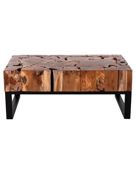 Homemarkt ΤΡΑΠΕΖΙ ΣΑΛΟΝΙΟΥ Hm9355 ΑΠΟ ΜΑΣΙΦ ΞΥΛΟ Τeak ΦΥΣΙΚΟ 120x70x48yΕΚ