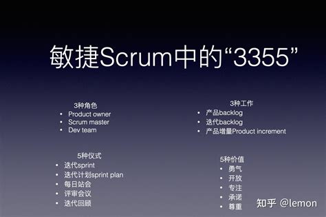 敏捷SCRUM核心要点 知乎