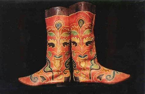 Uzbek boots | Историческая одежда, Кожа, Одежда