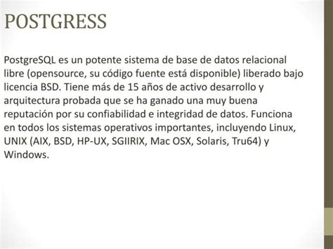 Postgresql Explorando Las Ventajas Y Desventajas De Esta Potente Base