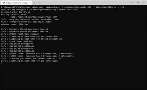 Debugging The Raspberry Pi Pico On Windows 10 Element14 Community