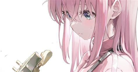 粉色頭髮女子插畫特輯