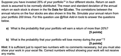 Solved Please Use Excel And Solver Please Show Formulas