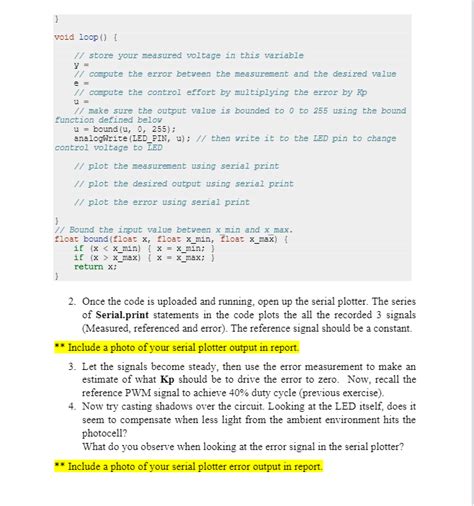 Lab Experiment 6 Implementing A Proportional Control
