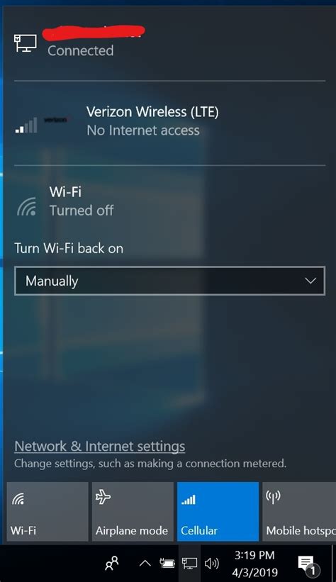 intel xmm 7360 lte a reporting no internet access after join hp support community 7115147
