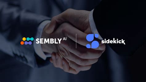Sidekick Ai Partners With Sembly Ai Sidekick