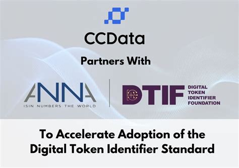 Anna And The Digital Token Identifier Foundation Dtif Are Delighted To Announce Our Strategic