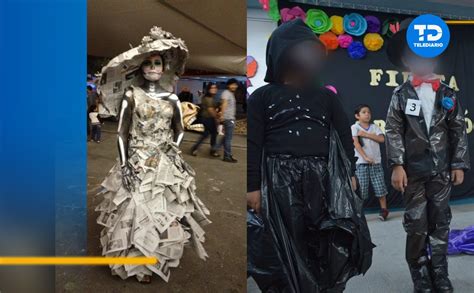 Disfraces De Día De Muertos Ideas Caseras Con Materiales Reciclados