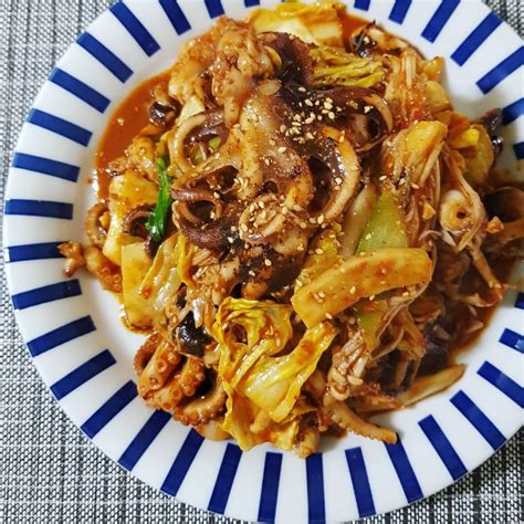 쭈꾸미야채볶음