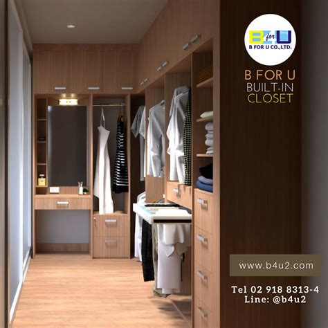 เฟอร์นิเจอร์บิลท์อิน Built In Closet Walk In Closet ตู้เสื้อผ้า บาน