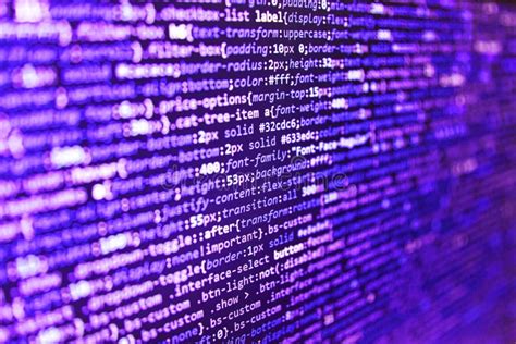 Simple Website HTML Code With Colourful Tags In Browser View On Dark Background Developing