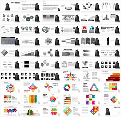 Server Tower PowerPoint Templates Server Tower PowerPoint Backgrounds Templates For