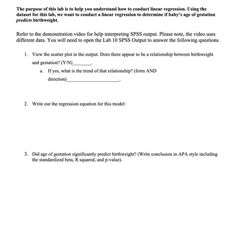 Solved The Purpose Of This Lab Is To Help You Understand How Chegg Com