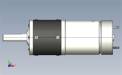 Dfx28r 永磁直流行星齿轮减速电机[rs385 1240 O ] Step 模型图纸下载 懒石网