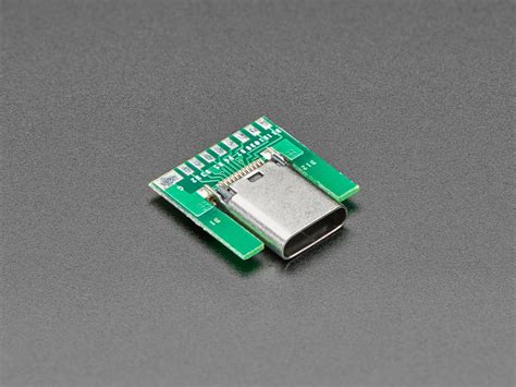 Usb Type C Socket Smt Inline Breakout Board Id 4396 Adafruit